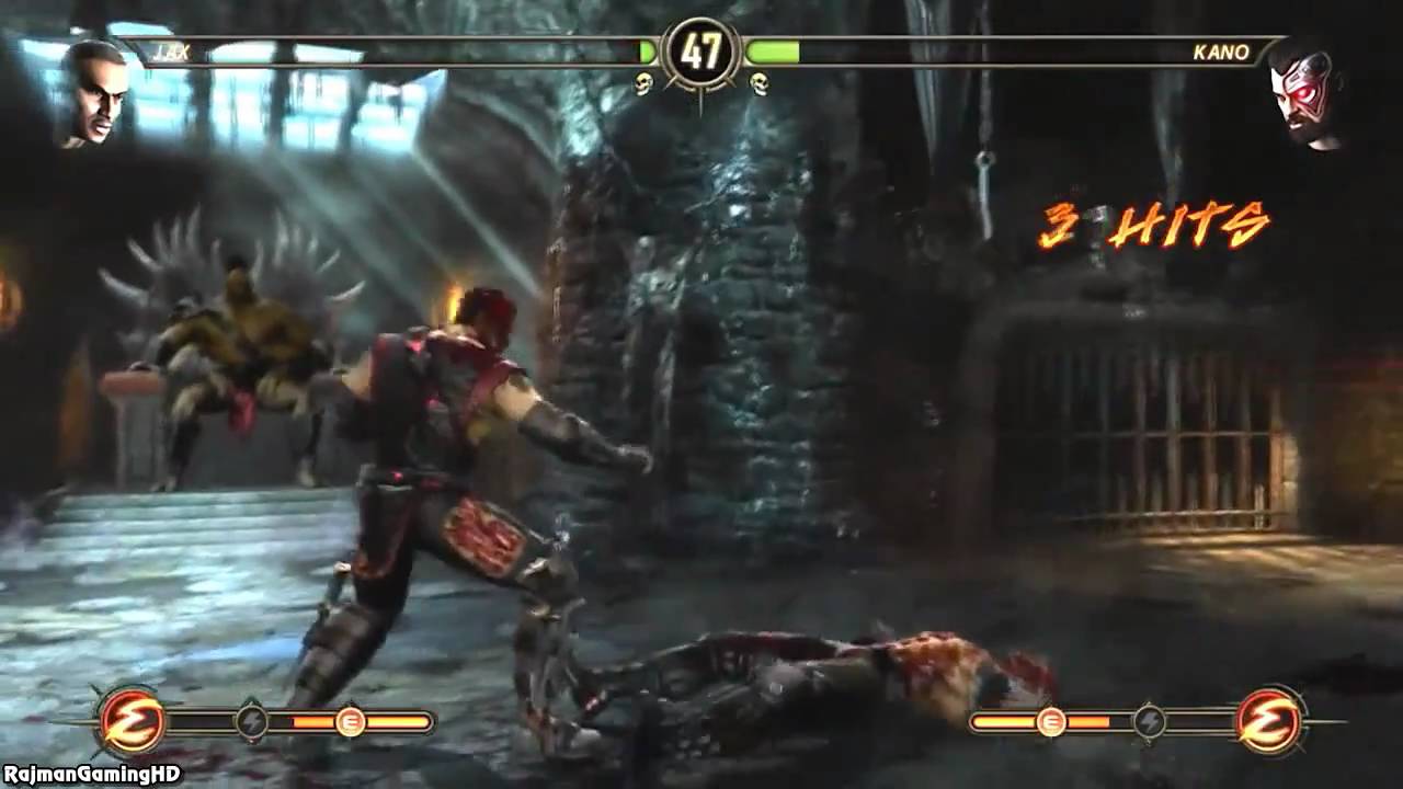 Mortal Kombat 9 'Jax vs Kano (FATALITY) Gameplay' TRUE-HD QUALITY - YouTube