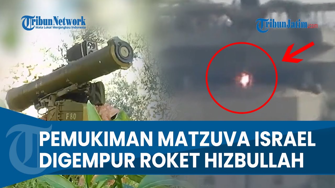 DETIK-DETIK RUDAL KATYUSHA HIZBULLAH SERANG PEMUKIMAN MATZUVA ISRAEL ...