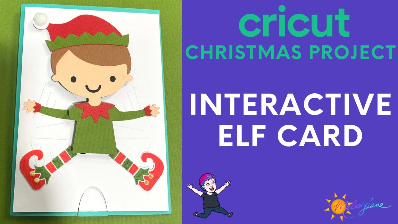 Interactive Elf Card with Cricut - YouTube