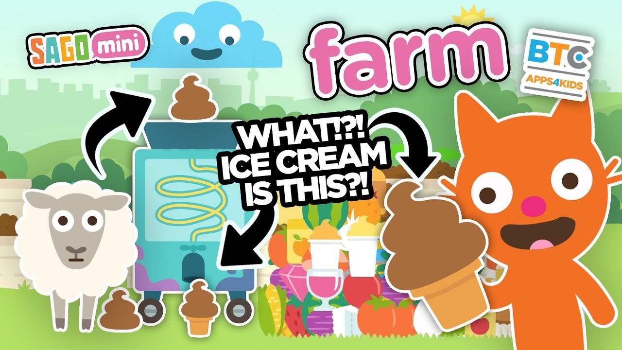Sago Mini Farm CRAZY ICE CREAM!?!!! - YouTube