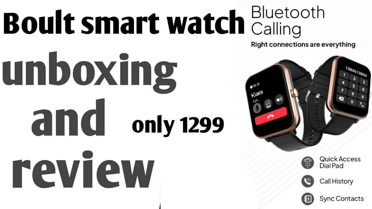 boult smart watch 🔥 unboxing smart |how to boult warranty 1year |only ...