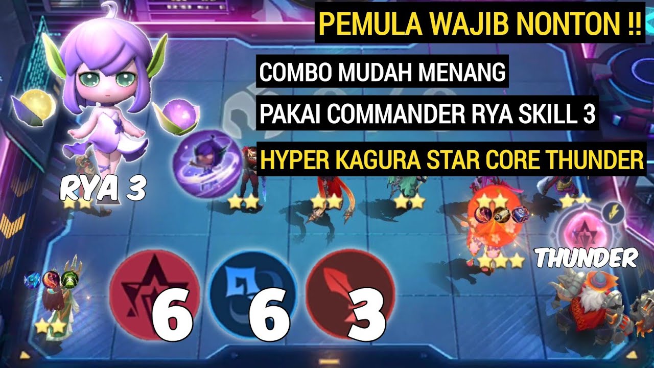 COMBO MUDAH MENANG PAKAI COMMANDER RYA SKILL 3 | NEW GAMEPLAY RYA 3 ...