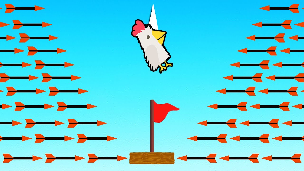 Ultimate Chicken Horse BUT The Arrows Are IMPOSSIBLE To DODGE! - YouTube