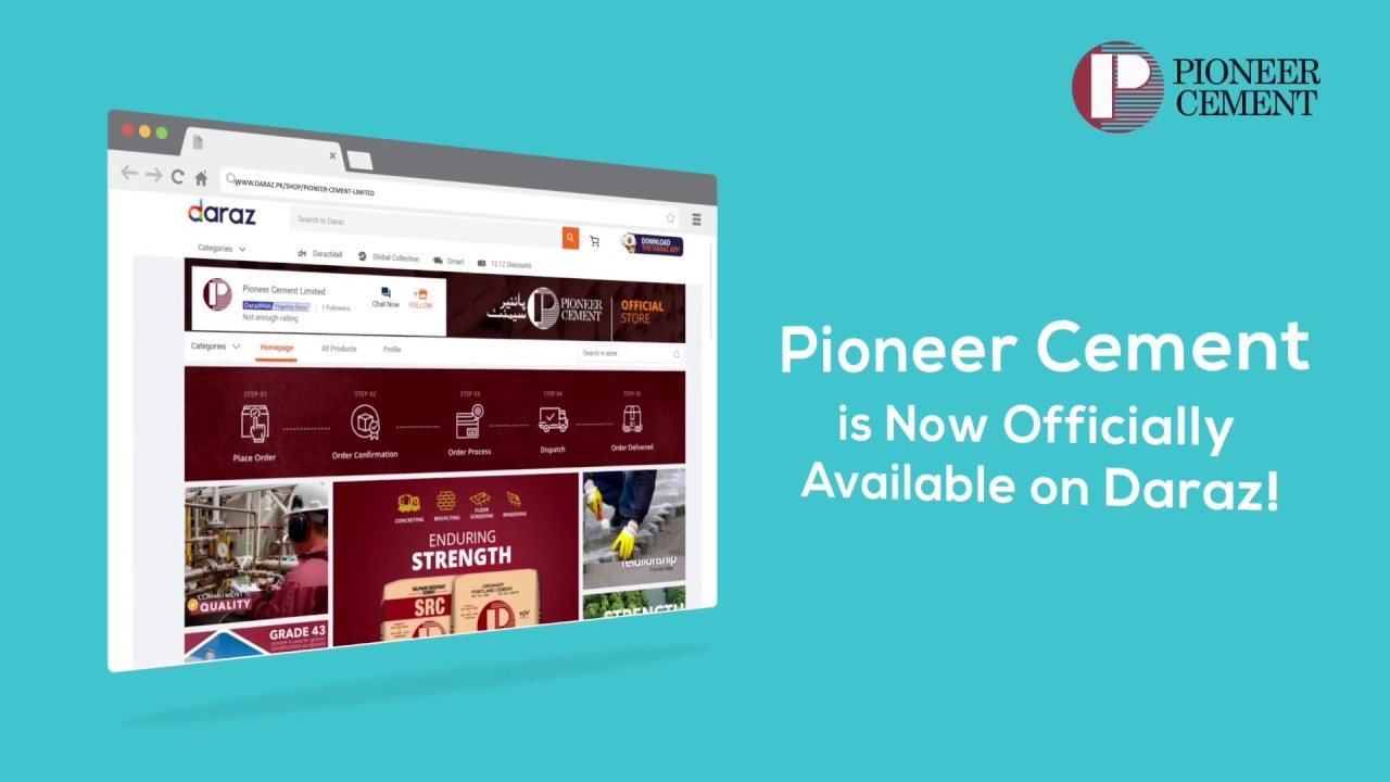 Pioneer Cement is now on Daraz! - YouTube