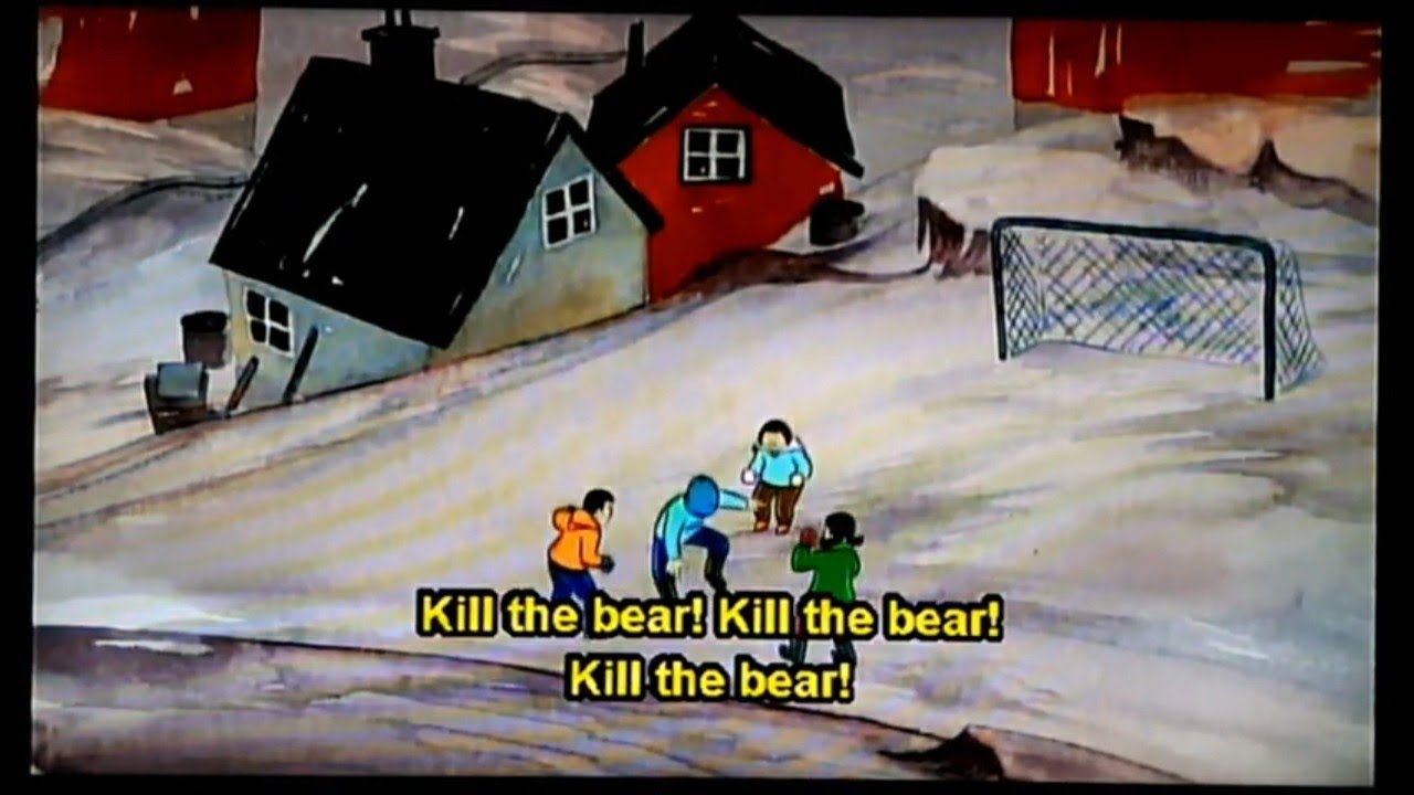 Kill the bear game scene - YouTube