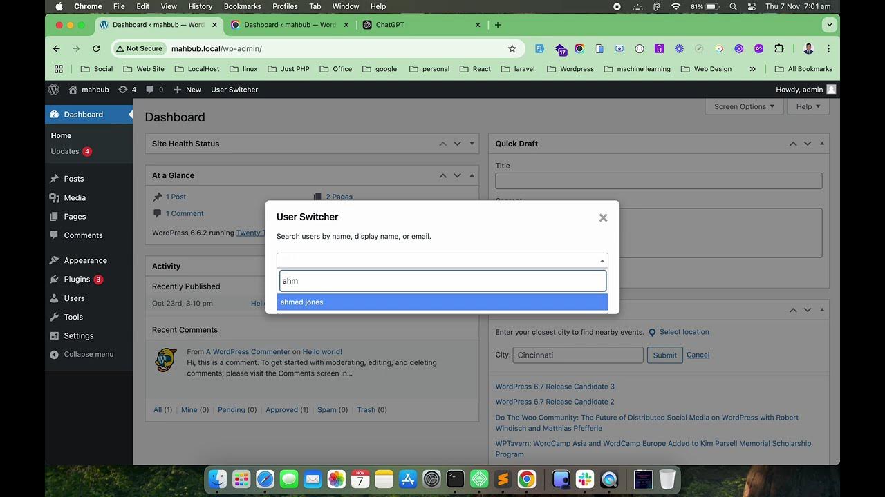 WordPress User Switcher Plugin: Effortlessly Switch Between User Accounts! - YouTube