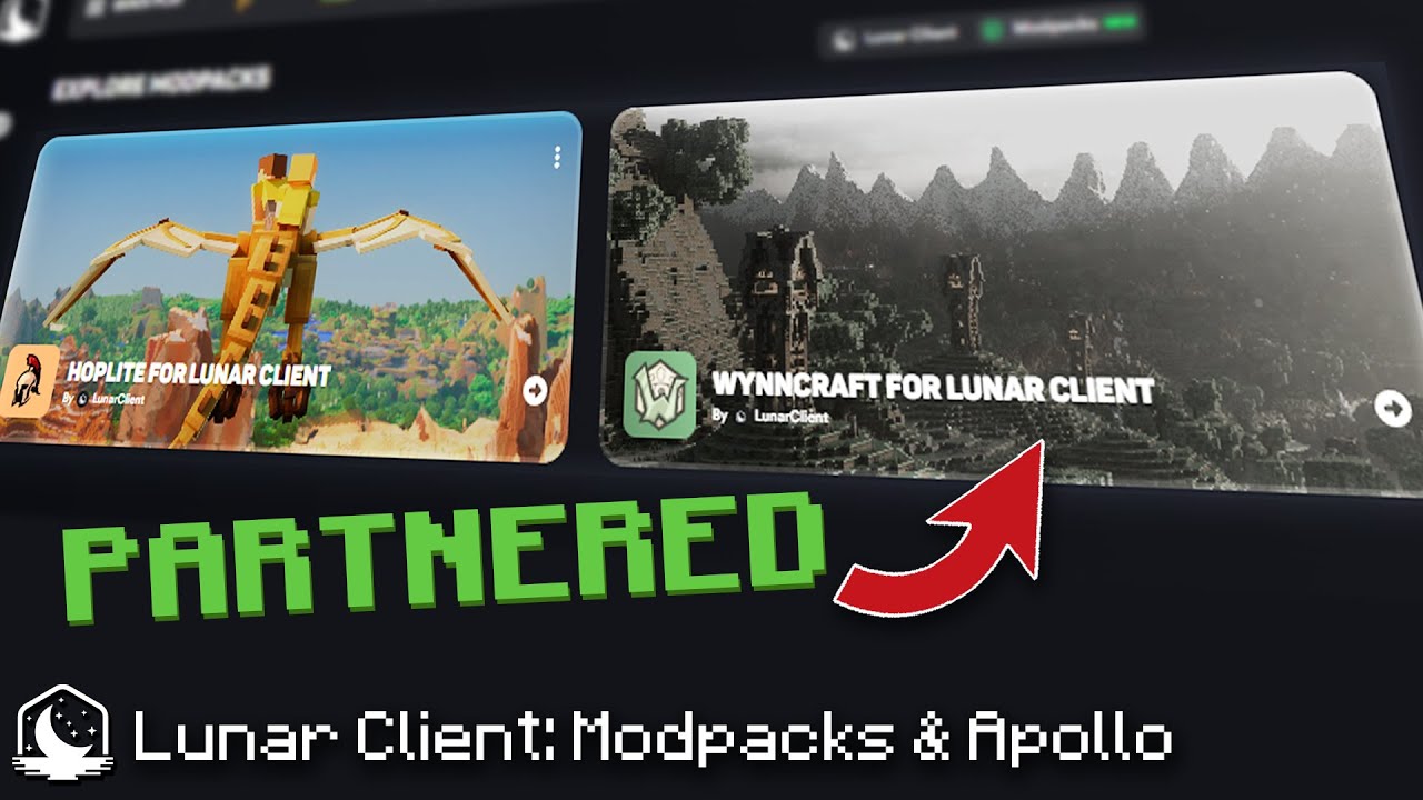 NEW LUNAR CLIENT UPDATES: NEW API, MODPACKS AND NEW MODS - YouTube