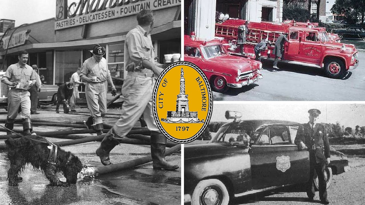 Vintage Baltimore MD, 911 Emergencies, 1949-1958 - YouTube