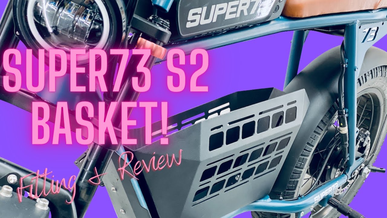 Finally, a fitted basket for my Super73 S2 - YouTube