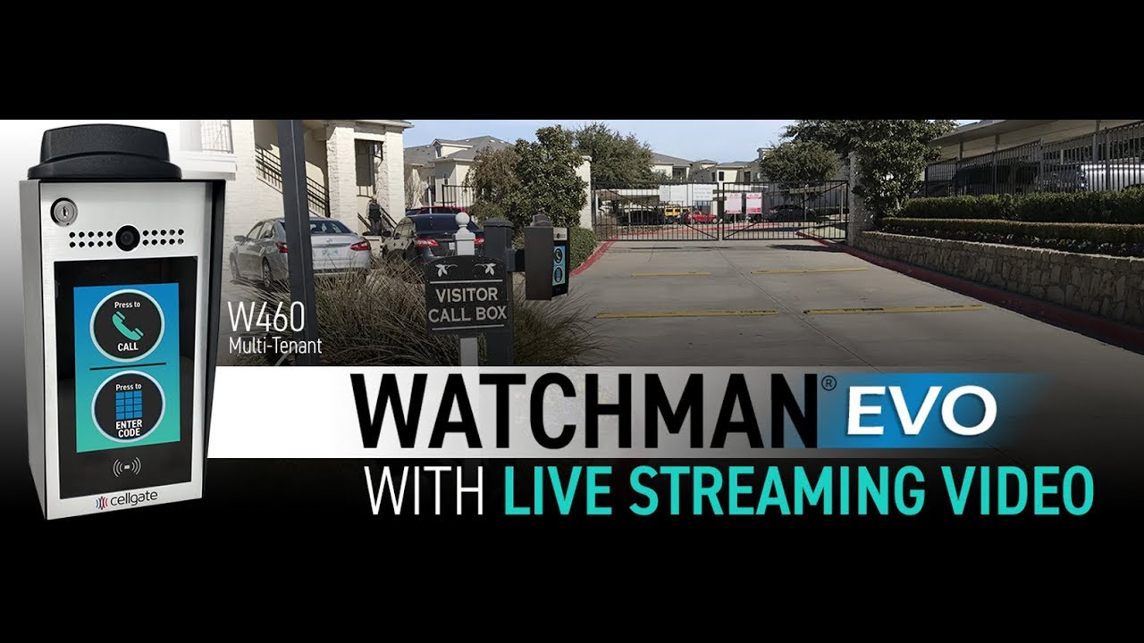 CellGate Watchman Video Gate/Door Entry Control - YouTube