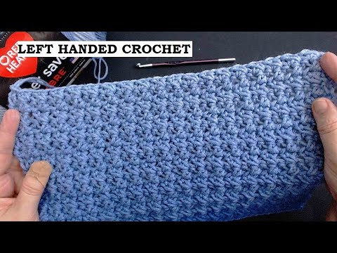 new Left Handed Crochet. Easy Crochet pattern. Easy 1 row repeat (2 ...