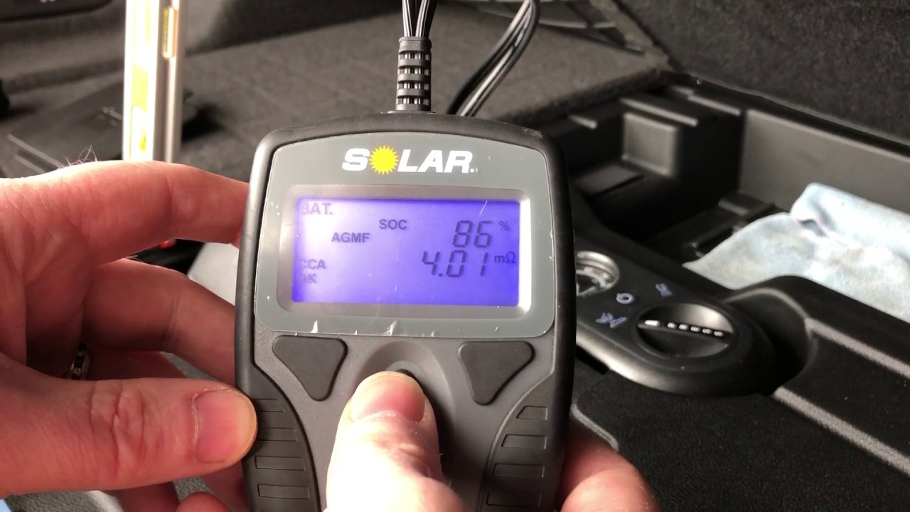 Battery testing the ELR 12V battery - YouTube
