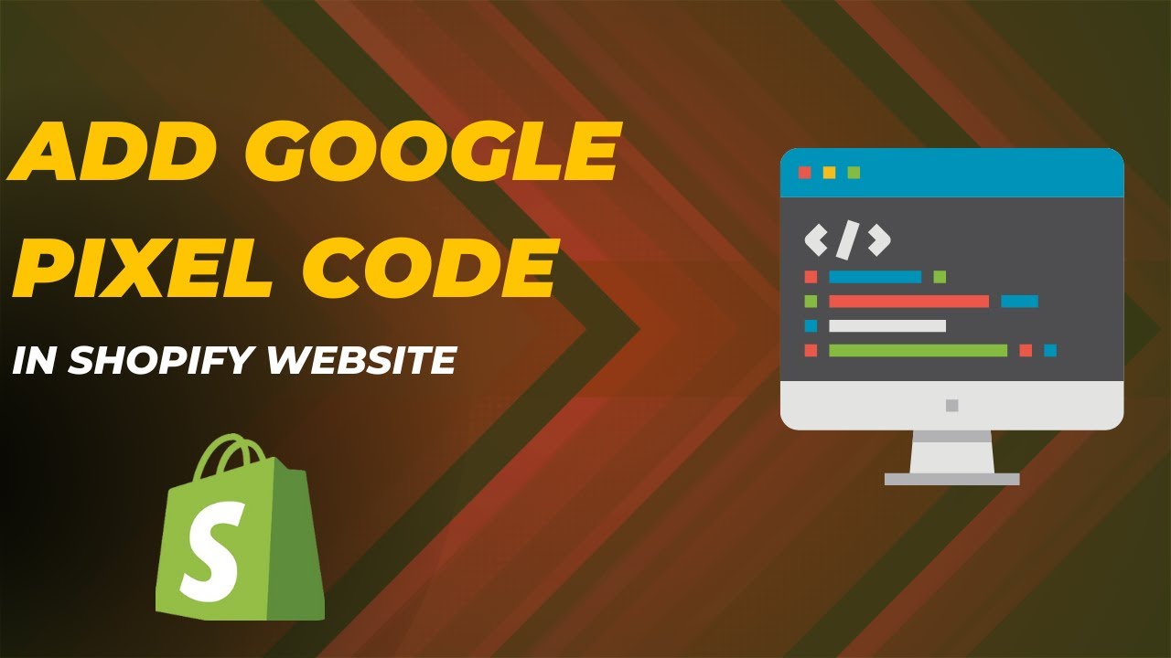 How to add google pixel code in shopify - YouTube