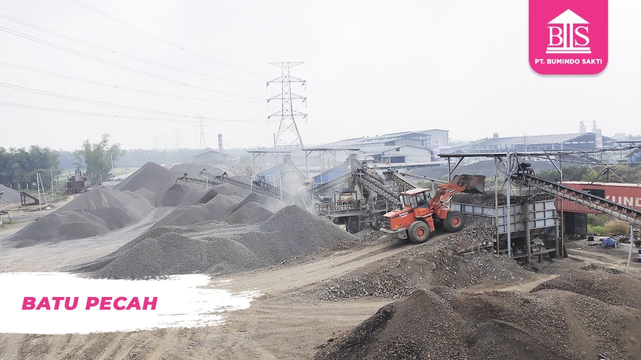 Batu Split, Stensla Surabaya, Stone Crusher PT BUMINDO SAKTI - YouTube