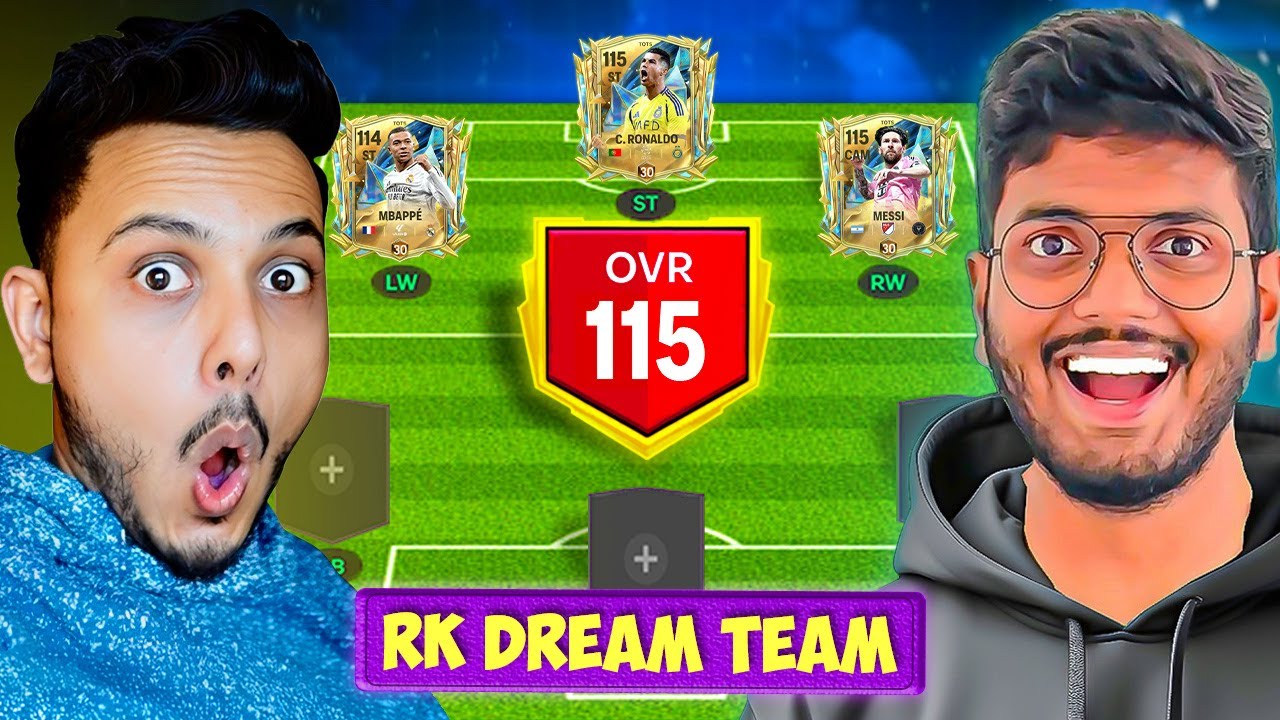 I build RkReddy Dream Team in FC Mobile!! - YouTube