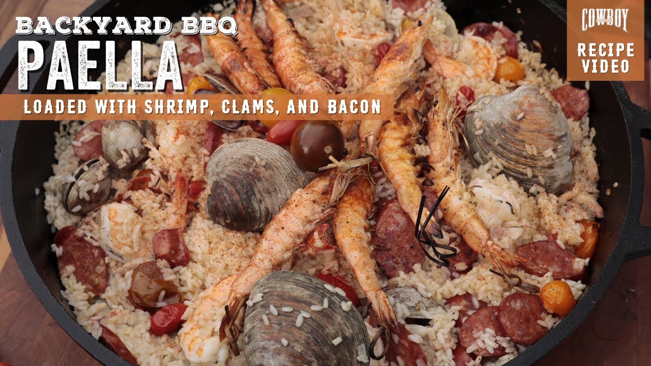 How to make BBQ Paella - YouTube