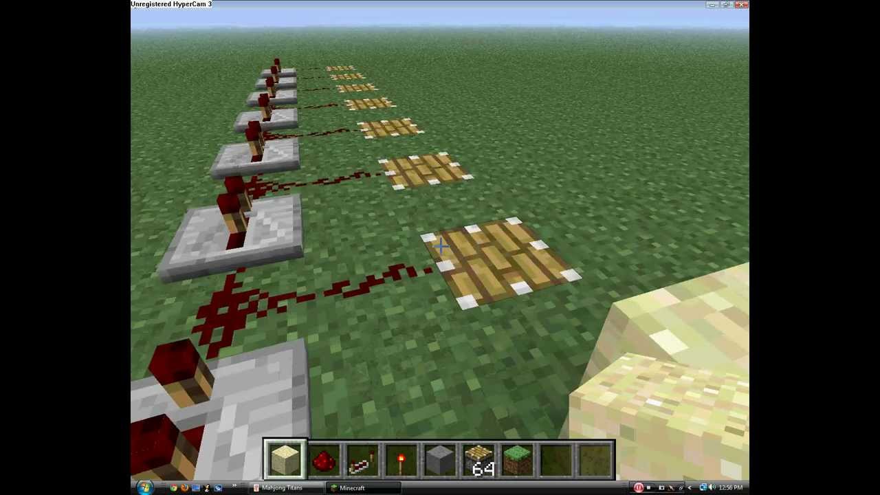 how to make sand wave with more pistions mod for minecraft 1.1.0 - YouTube