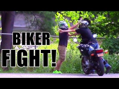 Stolen Motorcycle Fight - YouTube