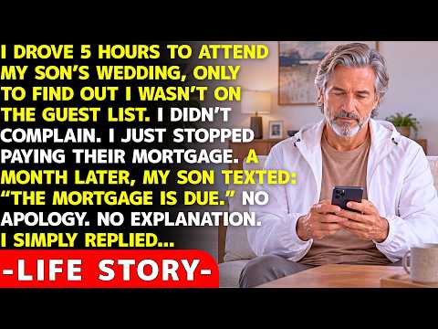 I Wasn't Invited to My Own Son's Wedding—One Month Later, He Texted The Mortgage... | Family Stories