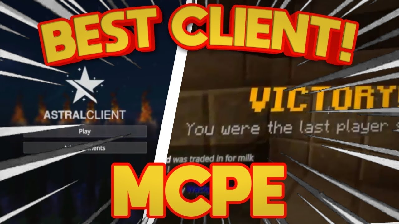 BEST CLIENT FOR MCPE! (Astral V6) l Minecraft Bedrock l FPS Boost l ...