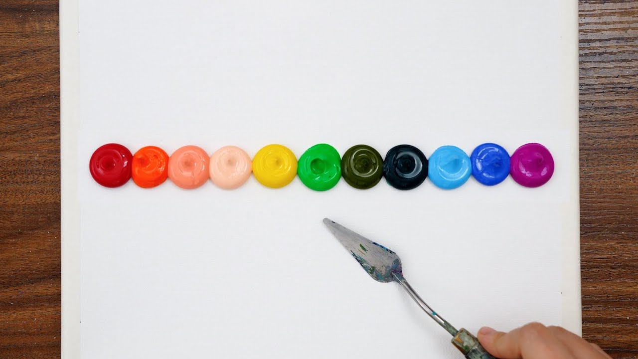 Easy Acrylic Painting Technique｜Step By Step For Beginners｜Simple ...