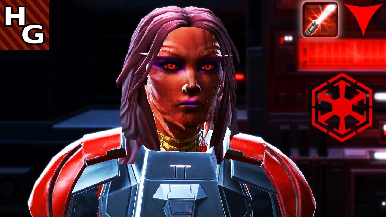 SWTOR Onslaught (05) Corellia Sith Warrior [DS Female] - YouTube