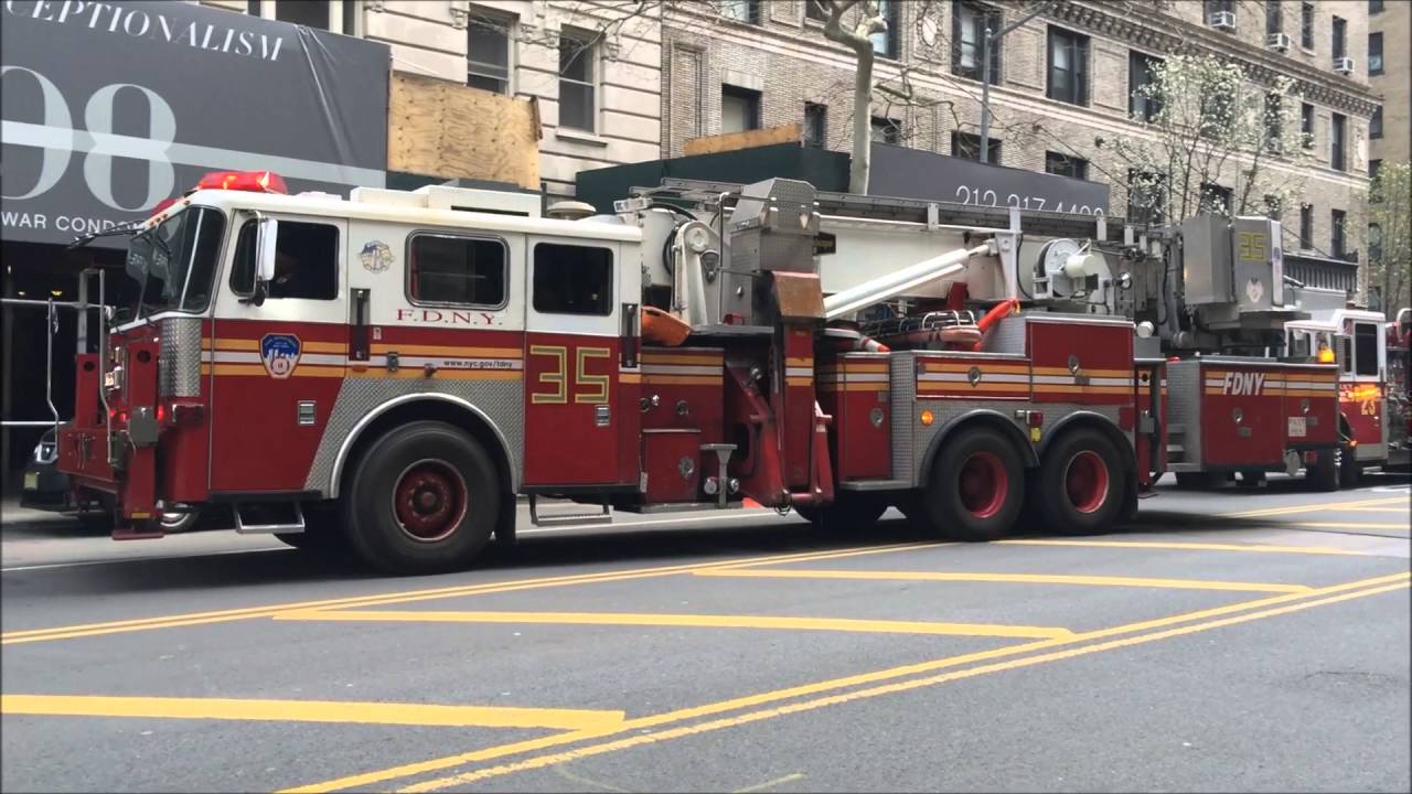 FDNY RESPONDING & THE """UNITS ONLY""" ON SCENE OF A 10-77 HIGH RISE ...