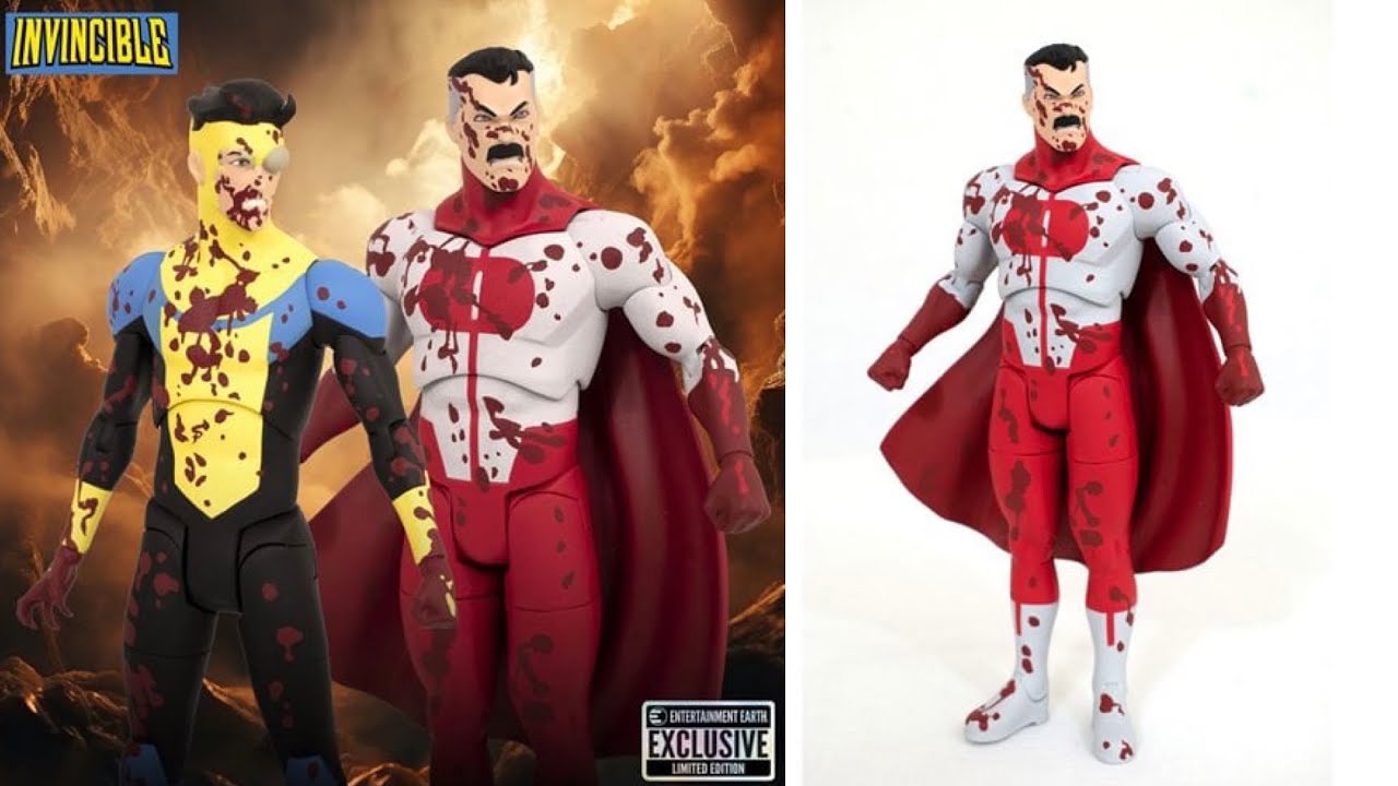 New Invincible Bloody Omni-Man and Invincible Action Figures 2-Pack ...