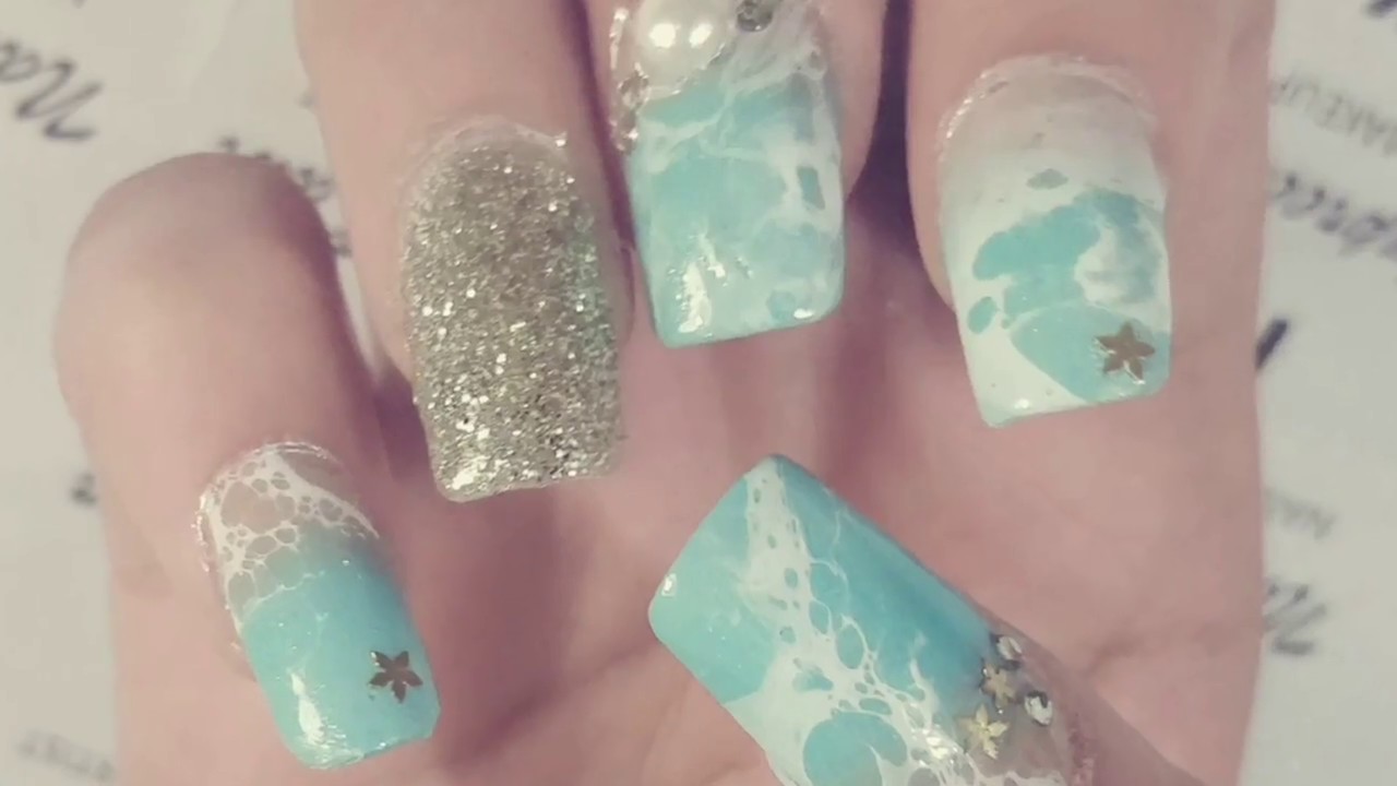 Awesome Summer/ Beach/ 2018 Nail Art - YouTube
