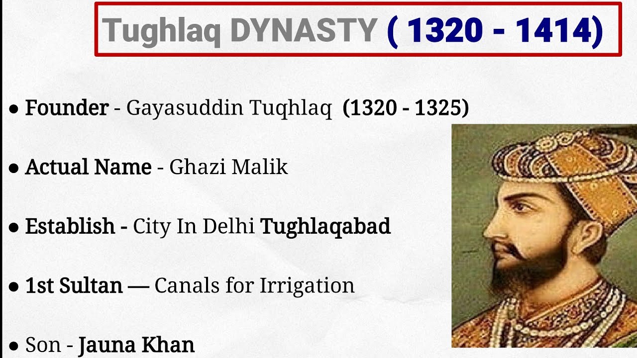 Tughlaq Dynasty || Delhi Sultanate || तुग़लक वंश || Part -3 For SSC CGL ...