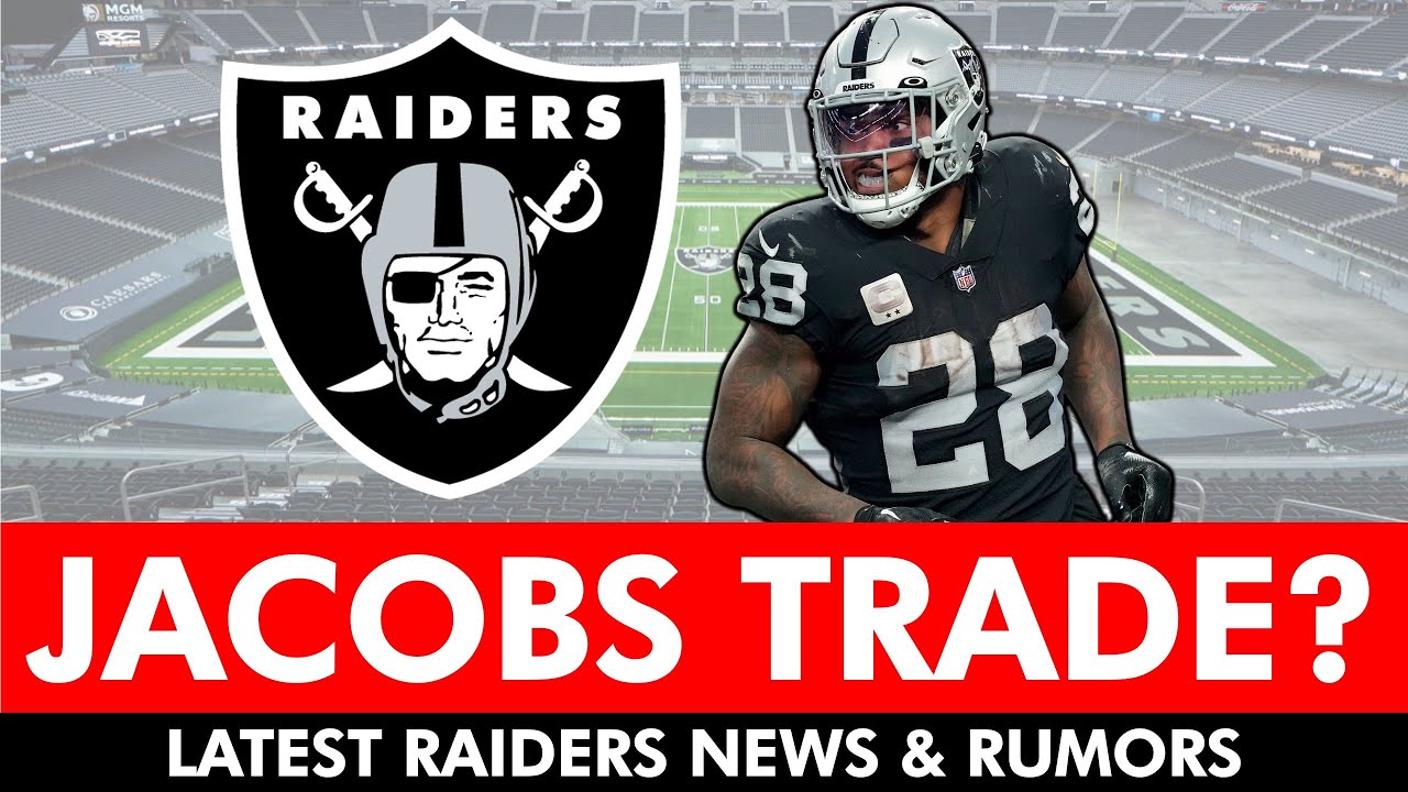 Josh Jacobs Trade Rumors Are HEATING UP + Raiders Draft News Around ...