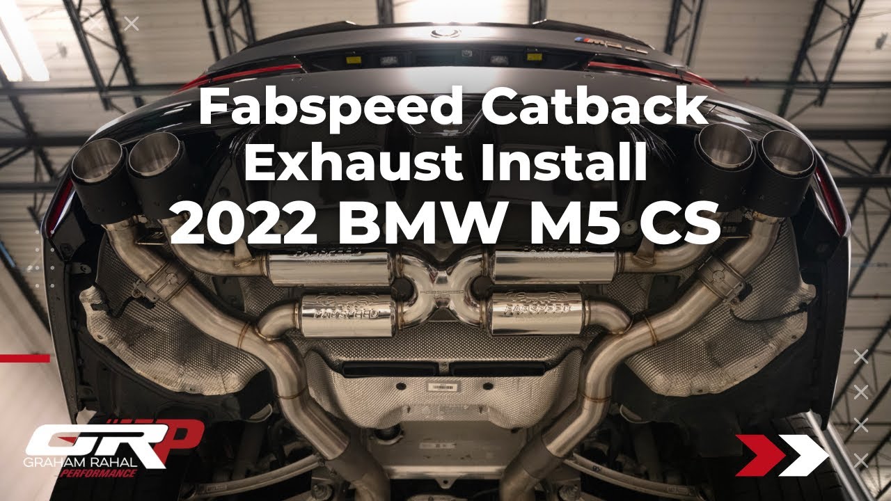 2022 BMW M5 CS Fabspeed Catback Exhaust - YouTube