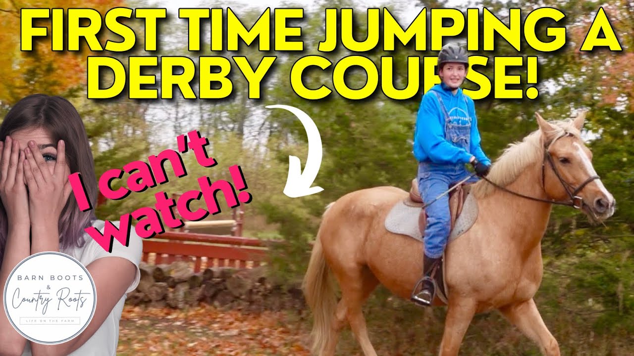 JUMPING OUR VERY FIRST HUNTER DERBY COURSE! | VLOG - YouTube