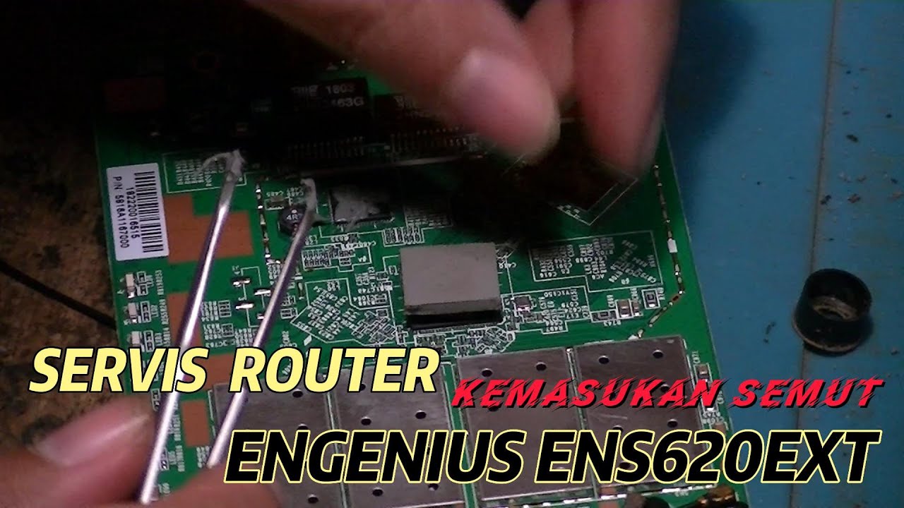 SERVIS ROUTER ENGENIUS ENS620EXT - YouTube