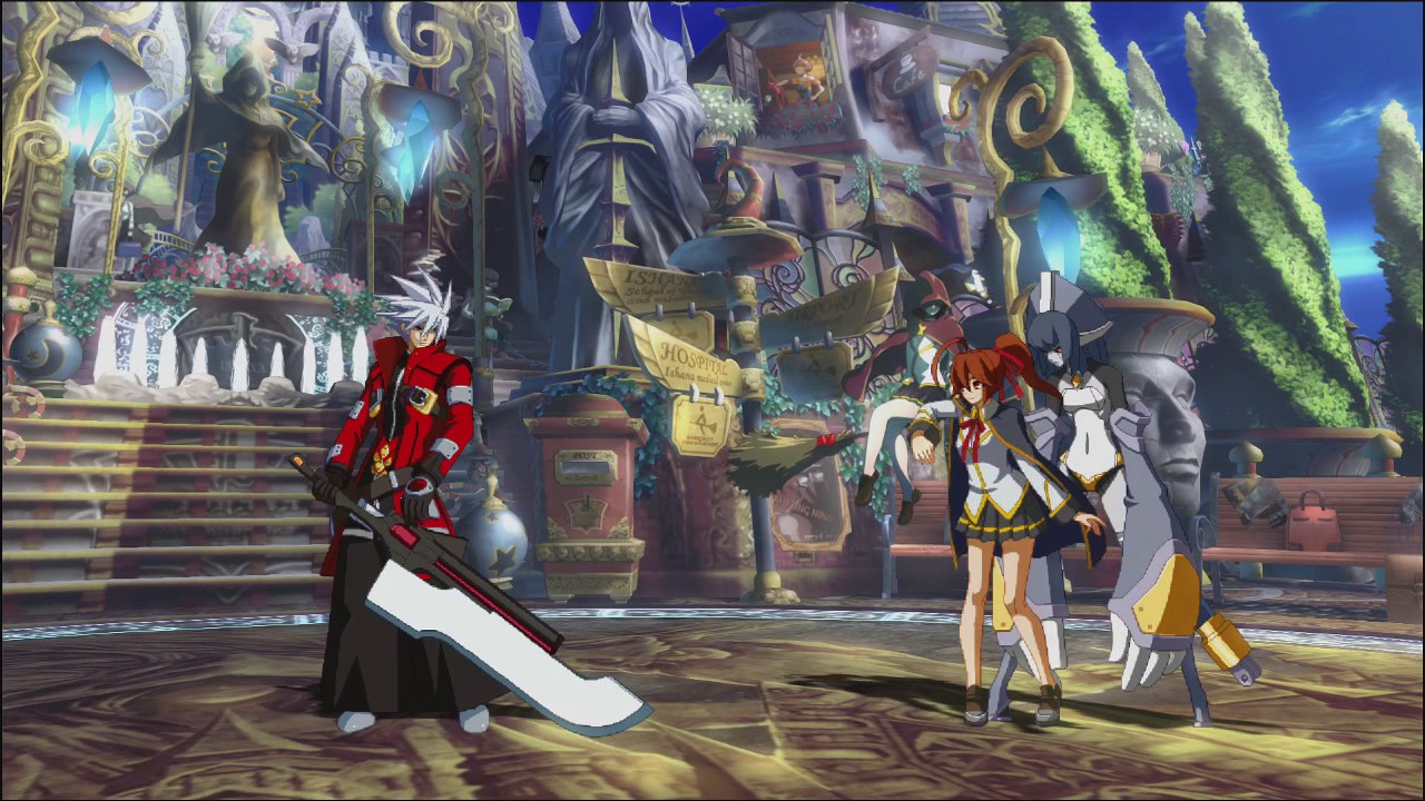 BlazBlue: Central Fiction. Ragna Quick Round Gameplay - YouTube