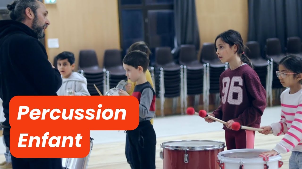 Présentation cours de percussion pour enfants - YouTube