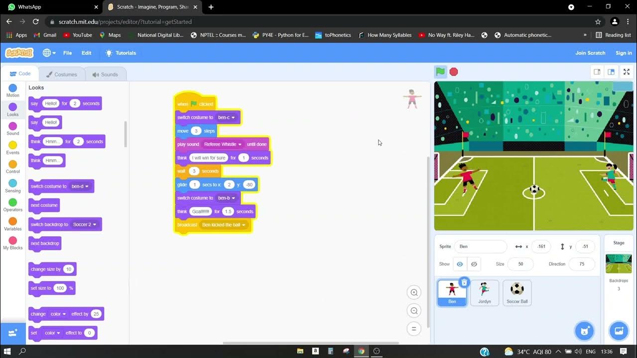 Looping concept using scratch platform - YouTube