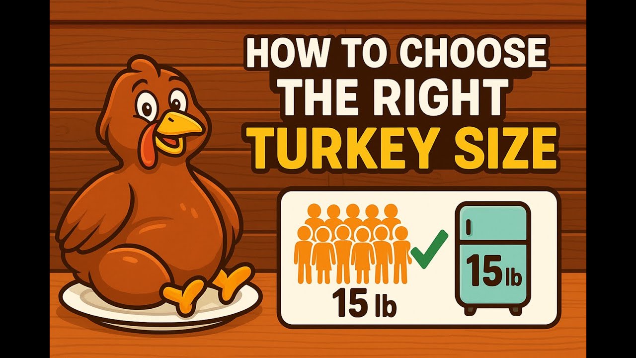 How to Choose the Right Turkey Size for Thanksgiving (Simple Guide ...