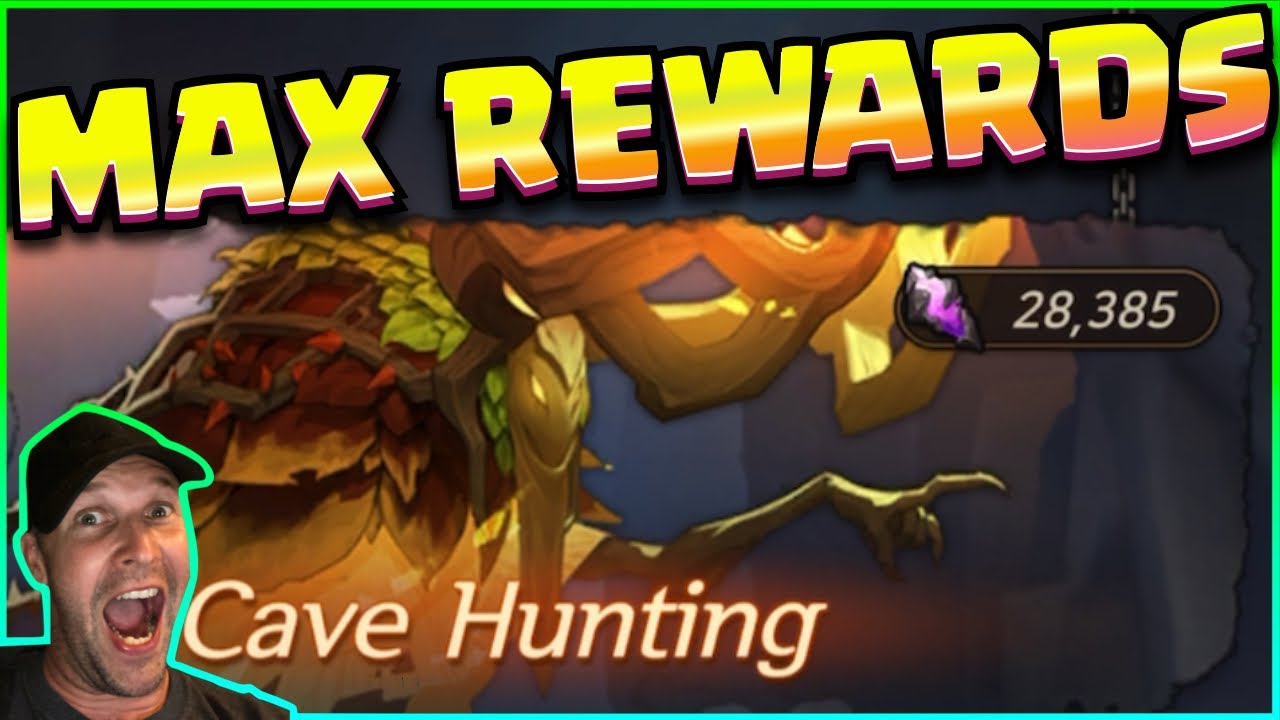 MAX REWARDS in 1 DAY F2P Cave Hunting Event Souls - YouTube