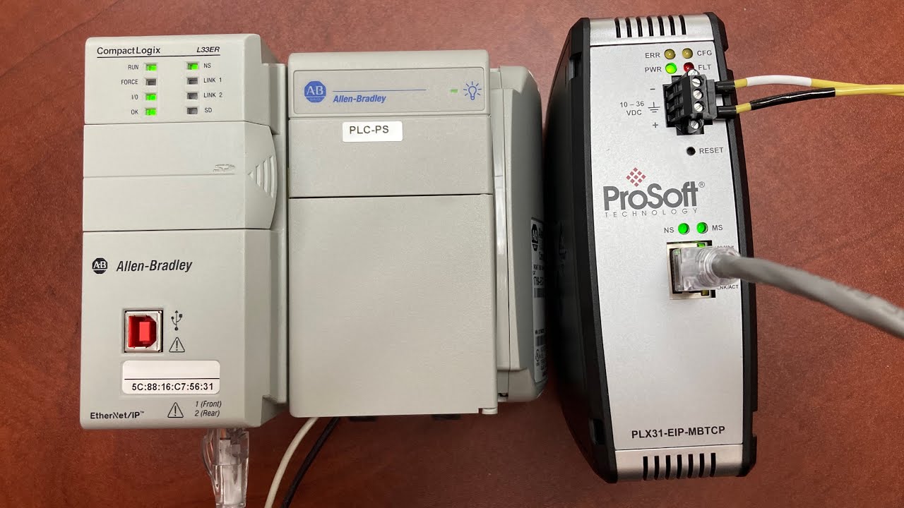 Prosoft Gateway PLX31 EIP MBTCP With Allen Bradley PLC 1769 L33ER YouTube Prosoft Gateway PLX31 EIP MBTCP With Allen Bradley PLC 1769 L33ER YouTube