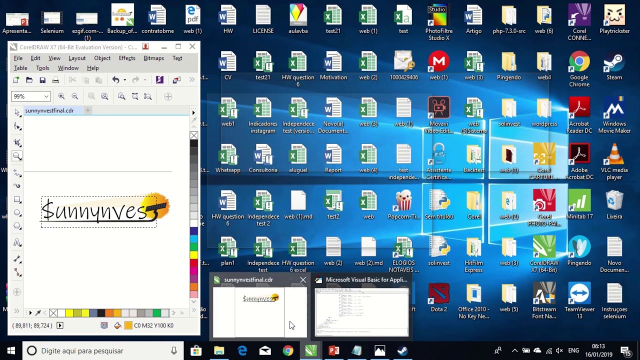 VBA CorelDraw automation - YouTube