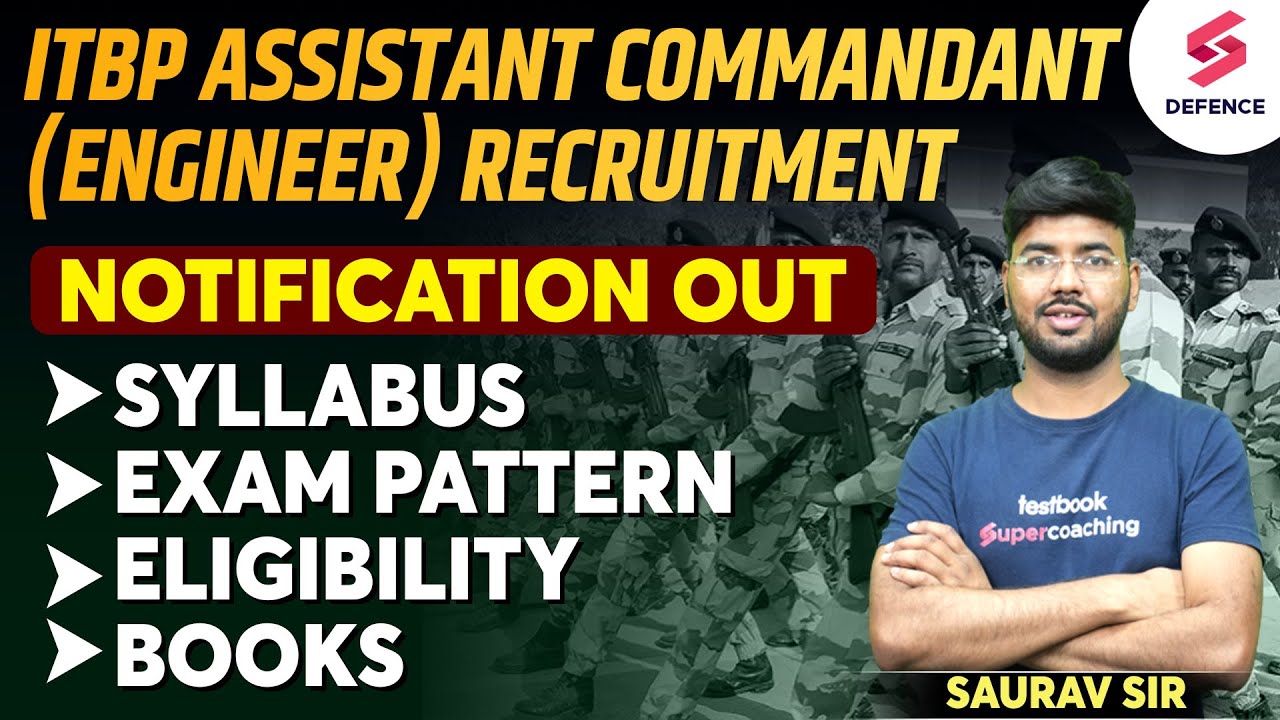 ITBP Assistant Commandant Recruitment 2023 | ITBP New Vacancy 2023 ...