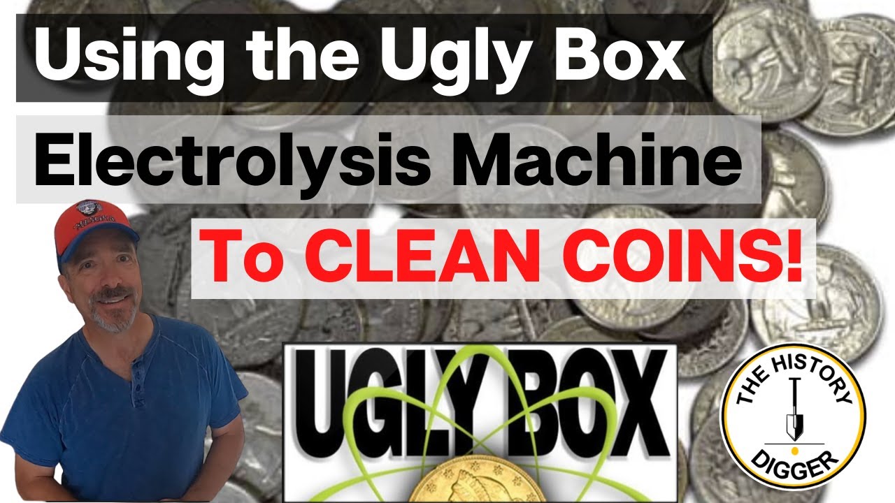 Using the Ugly Box Electrolysis Machine to Clean Coins - YouTube
