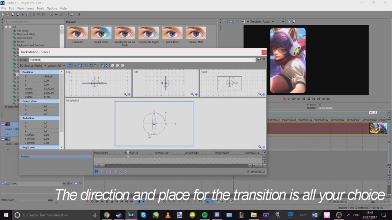 SV Tutorial Effect#1 3D Card turn - YouTube