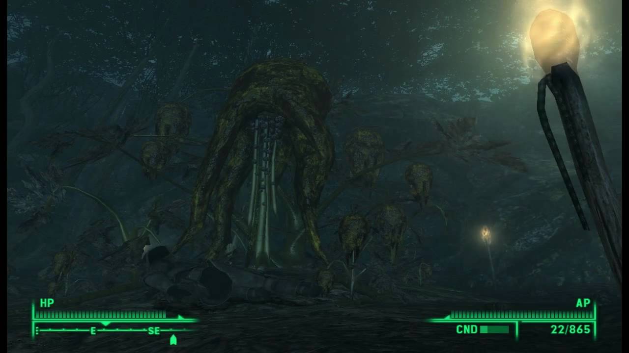 FALLOUT 3 giant punga plant - YouTube