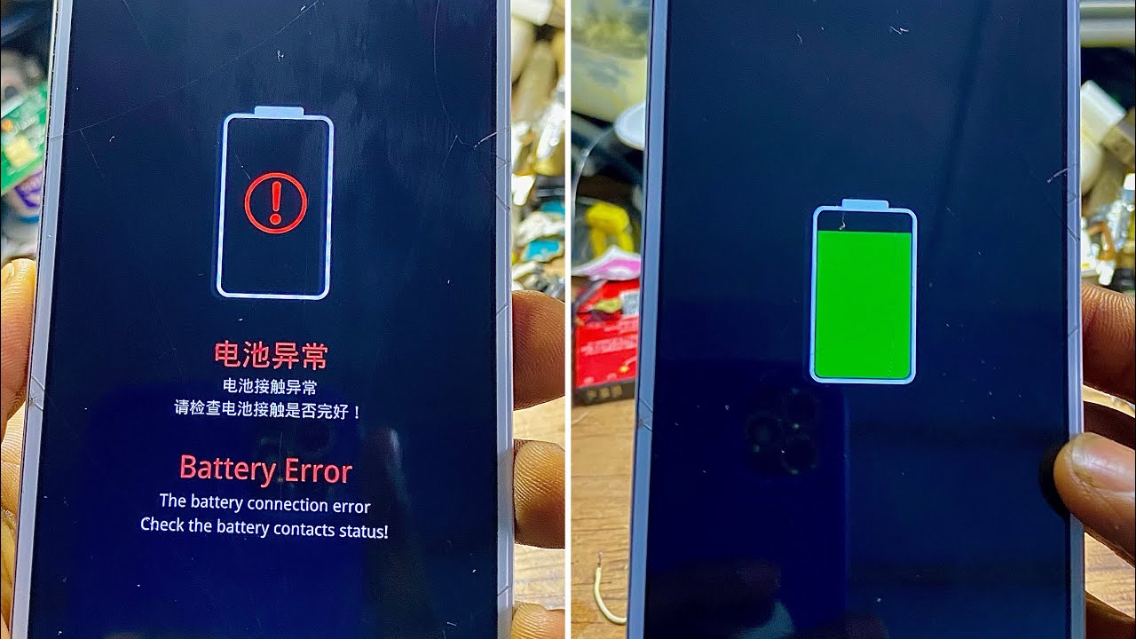 How to FIXED BATTERY ERROR Messages on phone Screen 📱 - YouTube