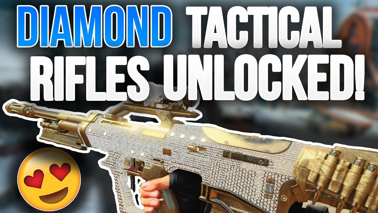 Black Ops 4 - Unlocking DIAMOND TACTICAL RIFLES! (BO4 Road to DARK ...