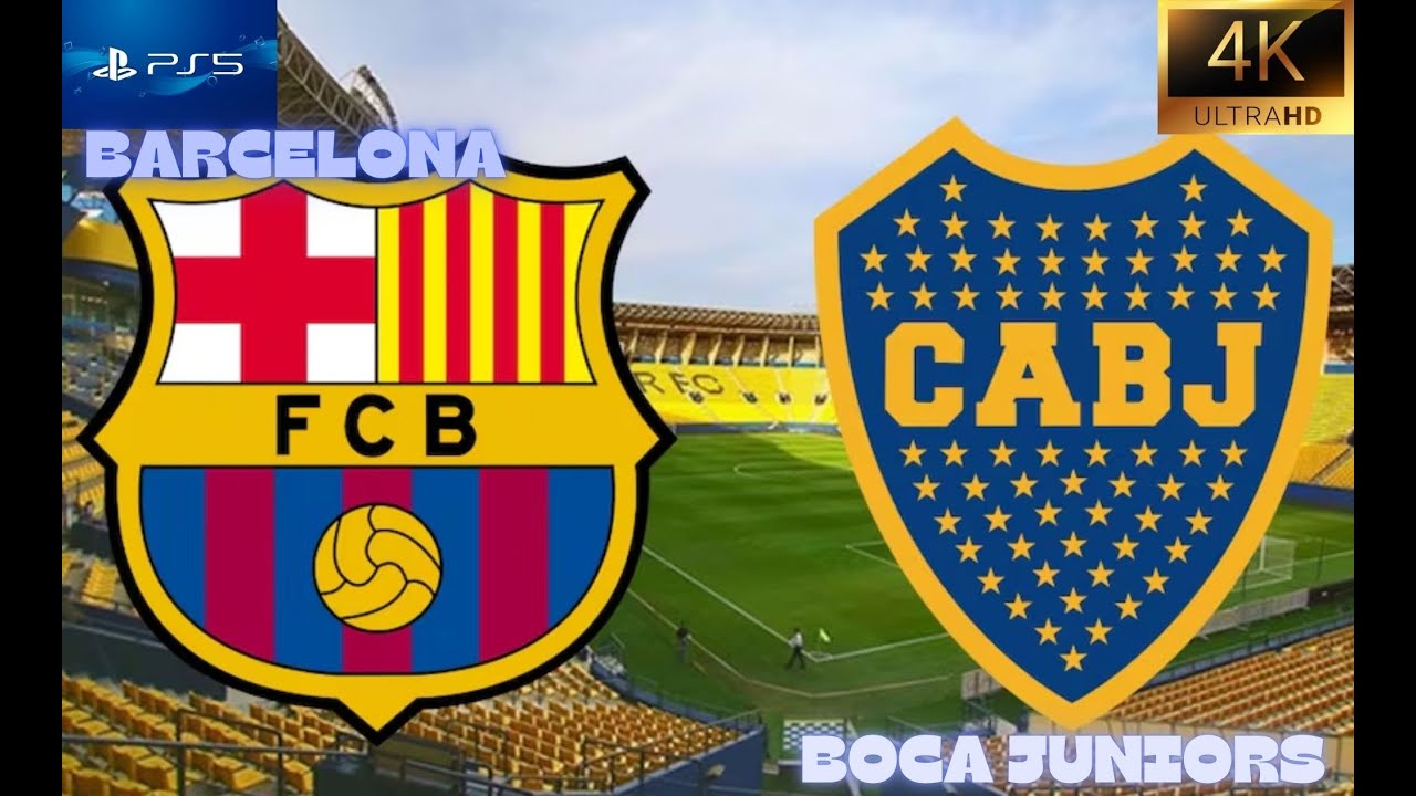 PS5 4K BARCELONA VS BOCA JUNIORS FC25 - YouTube