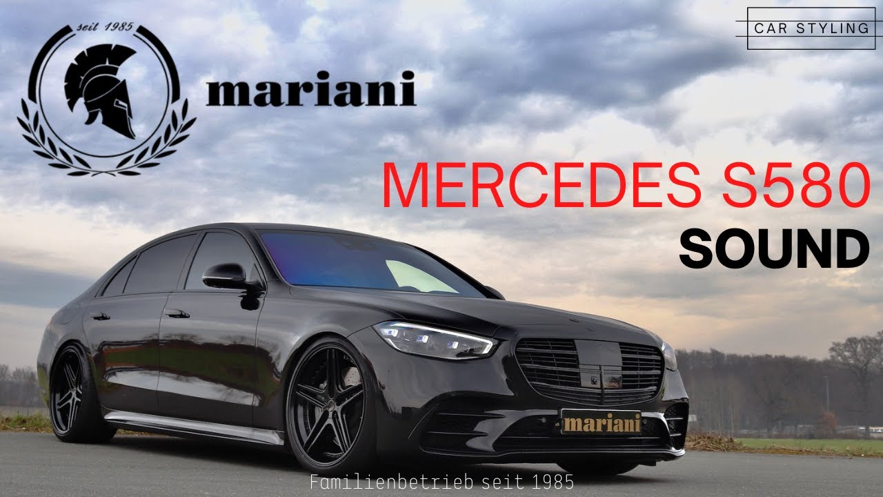 Mercedes S580 W223 Klappenauspuff by mariani ® - Sound, S63 AMG ...