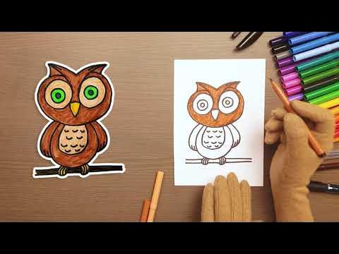 Hoot Hoot Owl – Fun Owl Song and Easy Drawing Tutorial for Kids - YouTube